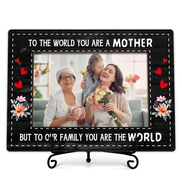 ・Size and Compatibility: Our picture frame measures 6 x 8 inches, perfectly fitting 4 x 6 inch photos, making it ideal f...