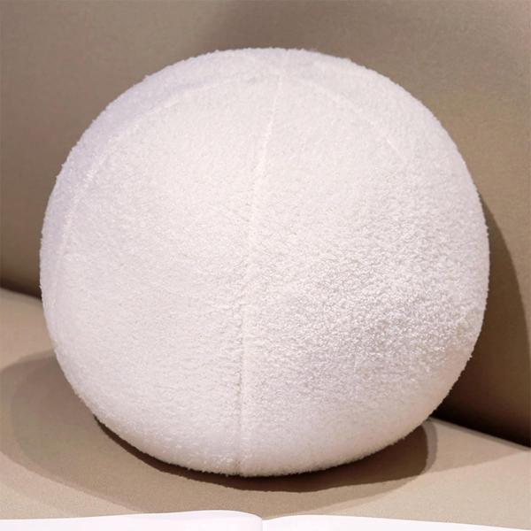 ・Material: Round Ball Pillow is made of super soft short plush and fluffy filled with pp cotton,which can provide a comf...