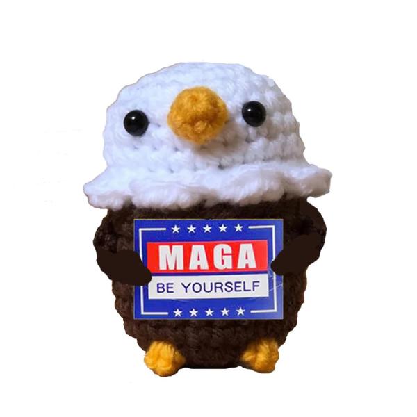 ・100% Handmade: This crochet kniteed capybara, eagle, cockroach are pure hand-woven, exquisite workmanship, soft and com...