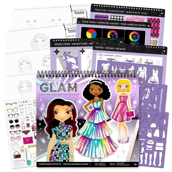・CALLING ALL FASHIONISTAS: Dive into the world of fashion design with our intuitive sketchbook! Design your own stylish ...