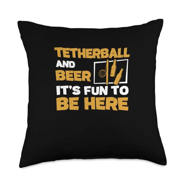 ・Tetherball And Beer It's Fun To Be Here design is perfect for a tetherball player who loves tetherball games and the be...