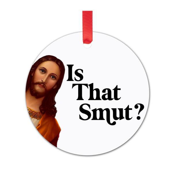 ・Book Lover Ornament: Add some humor to your holiday decor with the Is That Smut Jesus Ornament, perfect for readers and...
