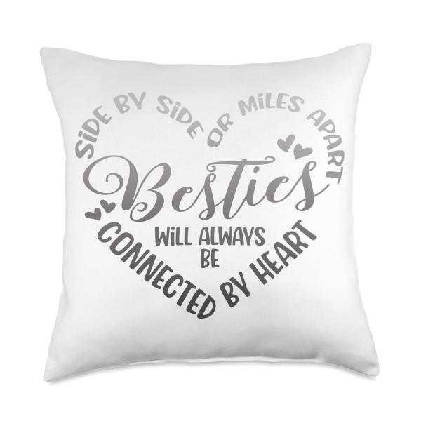 ・This side by side or miles apart Besties will always be connected by heart design is great for your next family meeting...