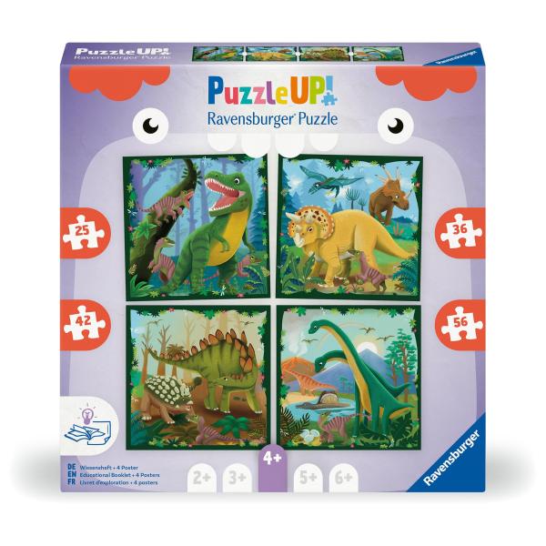 ・Four puzzles for amazing discoveries, scene creation, and learning adventure! Varied piece sizes and quantities stimula...