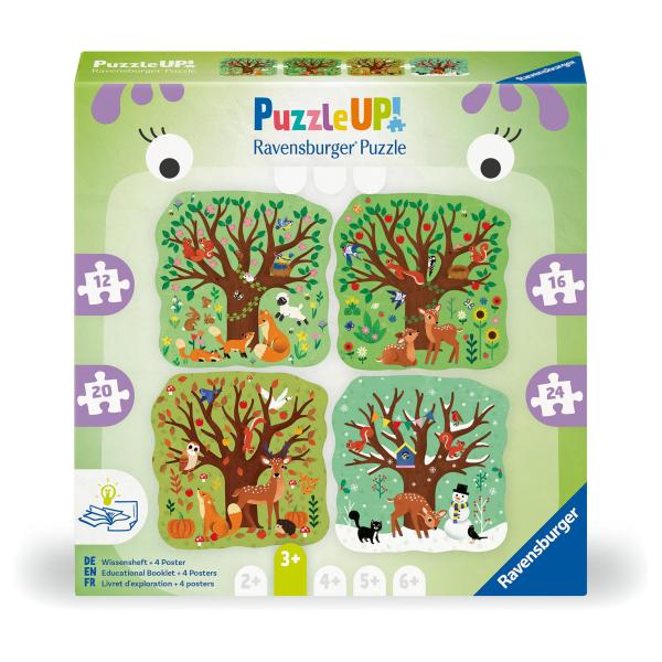 ・Four puzzles for amazing discoveries, scene creation, and learning adventure! Varied piece sizes and quantities stimula...