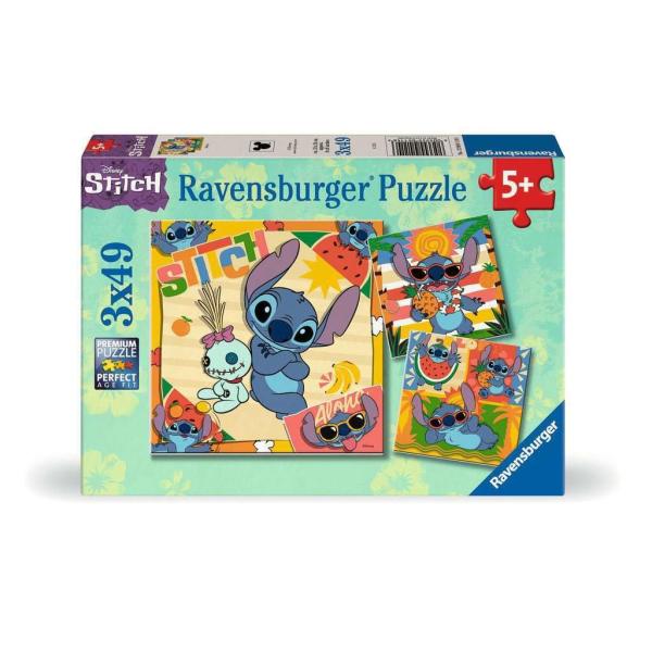 ・Ravensburger Disney Stitch Aloha! 3x49 Piece Jigsaw Puzzle Set・Our 3 x 49 piece kids puzzle are crafted with premium qu...