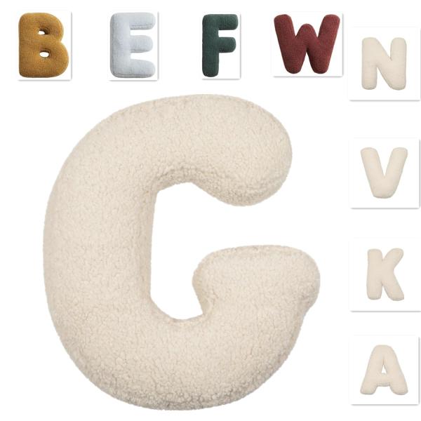 ・【Monogram Pillow】 : These Alphabet Pillows offer a creative twist, perfect for both decoration and interactive learning...