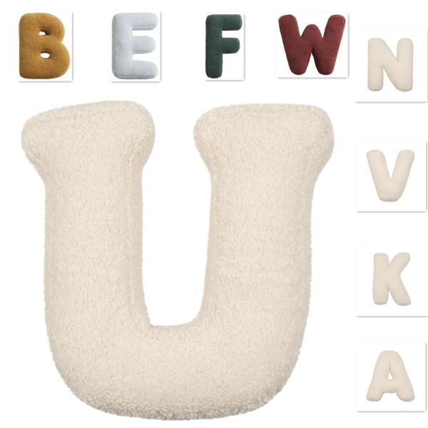 ・【Monogram Pillow】 : These Alphabet Pillows offer a creative twist, perfect for both decoration and interactive learning...
