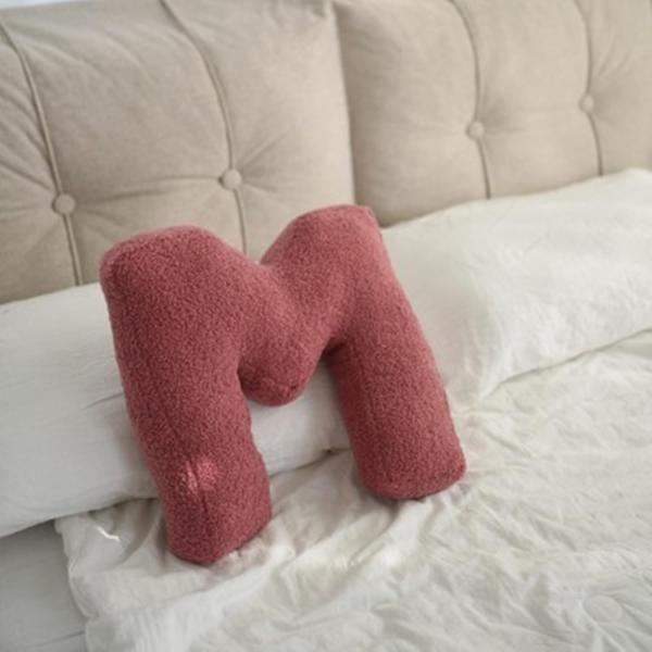 ・【Monogram Pillow】 : These Alphabet Pillows offer a creative twist, perfect for both decoration and interactive learning...