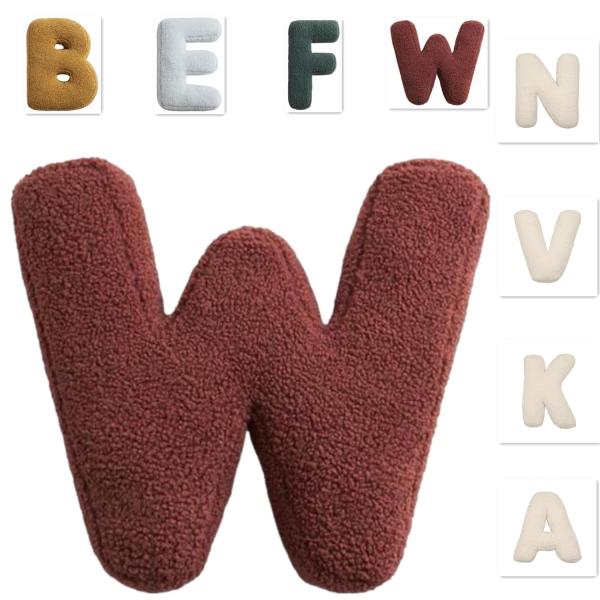 ・【Monogram Pillow】 : These Alphabet Pillows offer a creative twist, perfect for both decoration and interactive learning...