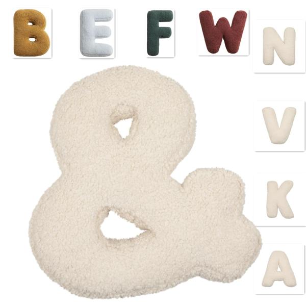 ・【Monogram Pillow】 : These Alphabet Pillows offer a creative twist, perfect for both decoration and interactive learning...