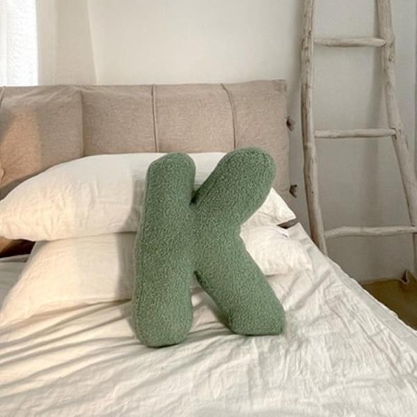 ・【Monogram Pillow】 : These Alphabet Pillows offer a creative twist, perfect for both decoration and interactive learning...
