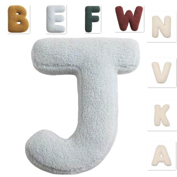 ・【Monogram Pillow】 : These Alphabet Pillows offer a creative twist, perfect for both decoration and interactive learning...
