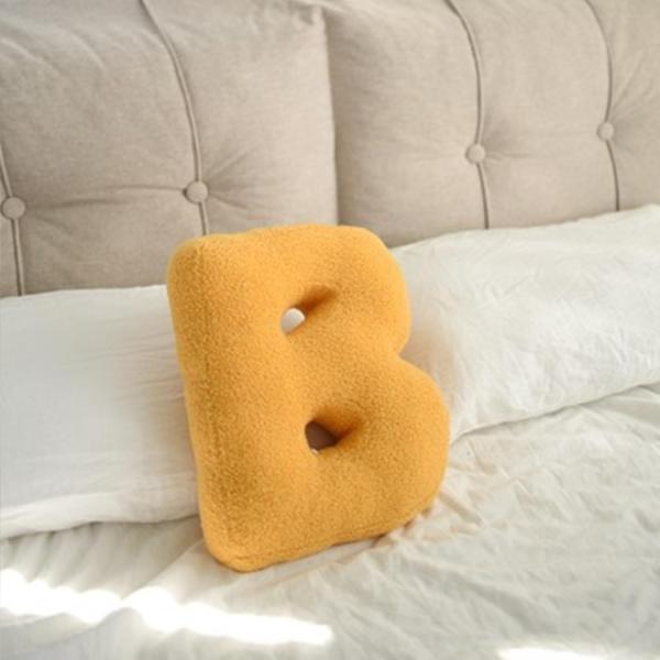 ・【Monogram Pillow】 : These Alphabet Pillows offer a creative twist, perfect for both decoration and interactive learning...