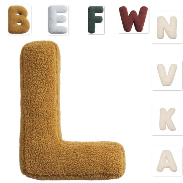 ・【Monogram Pillow】 : These Alphabet Pillows offer a creative twist, perfect for both decoration and interactive learning...