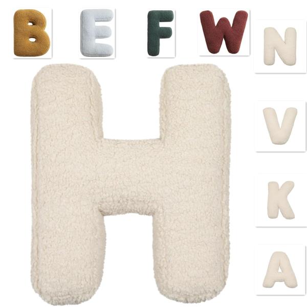 ・【Monogram Pillow】 : These Alphabet Pillows offer a creative twist, perfect for both decoration and interactive learning...