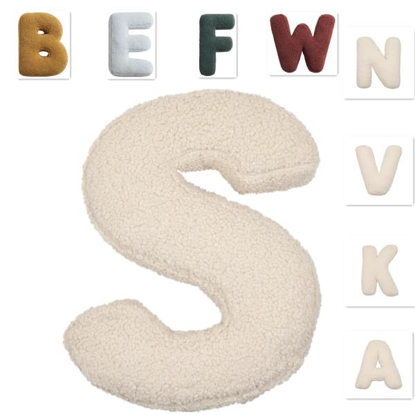 ・【Monogram Pillow】 : These Alphabet Pillows offer a creative twist, perfect for both decoration and interactive learning...