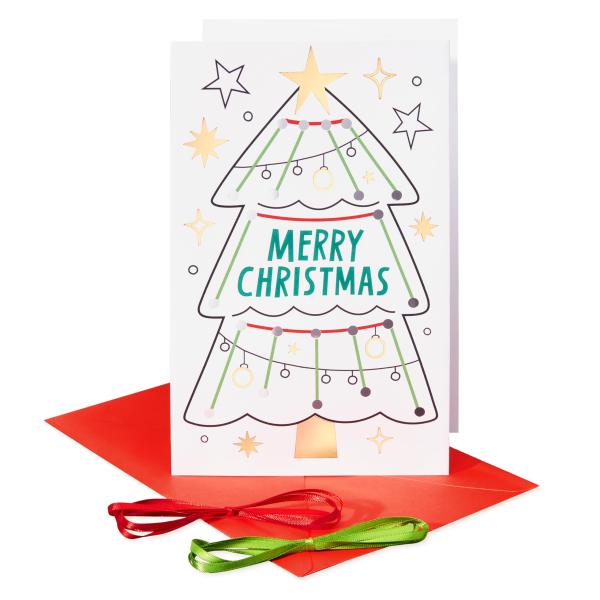 ・Front Message: Merry Christmas・Inside Message: Trim the tree and hang up the holly. Share lots of laughter, join in the...