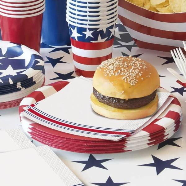 ・PACKAGE INCLUDES: Comes in a pack of 16 napkins measuring 6.50" x 6.50", providing ample supply for your guests.・MULTIC...