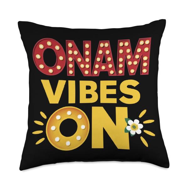 ・Happy Onam Festival India Holiday Indian Kerala Religious. This Onam Vibes On is for Indian men and women celebrating t...