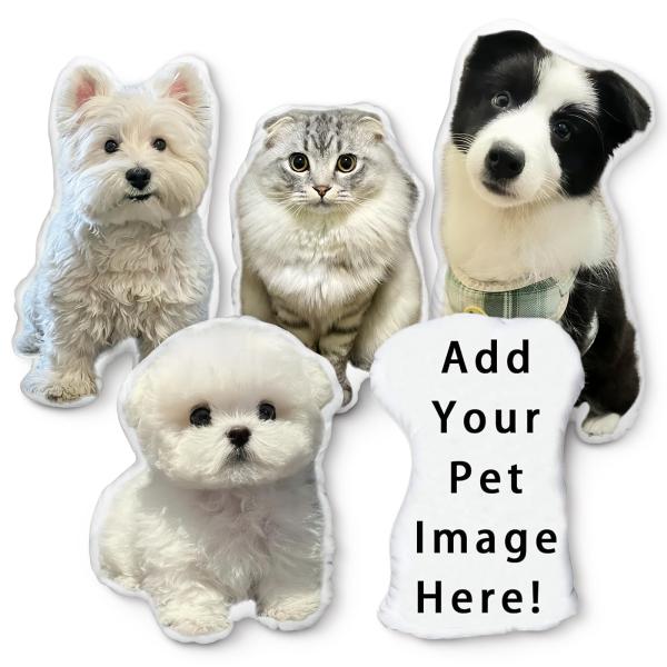 ・Unique Keepsake:Capture your pet's likeness with a custom-shaped pillow.・Soft and Plush:Made with high-quality material...