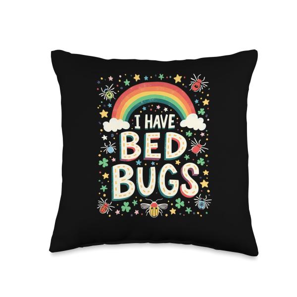 ・Behold our weird "I Have Bed Bugs" ironic meme tee! This witty quote serves up a generous portion of humor with a side ...