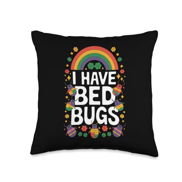 ・Behold our weird "I Have Bed Bugs" ironic meme tee! This witty quote serves up a generous portion of humor with a side ...
