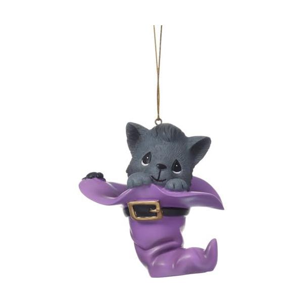 ・A cute little kitty peeks out from an upside down witch's hat to wish someone special a "purr-fect" Halloween.・Simply s...