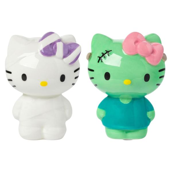 ・HELLO KITTY HALLOWEEN: Themed shaker set features Hello Kitty in two different costumes. One shaker features Hello Kitt...