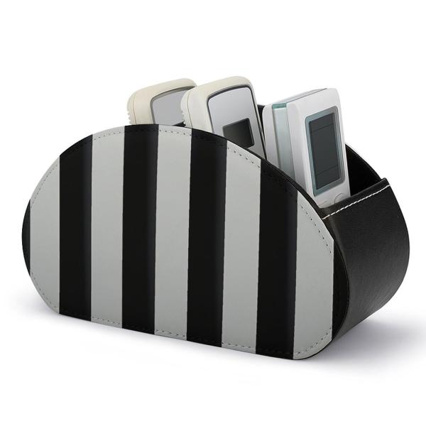 ・Material:TV remote caddy Well-made high-quality PU leather to prevent scratches, sleek and simple design, plays the rol...