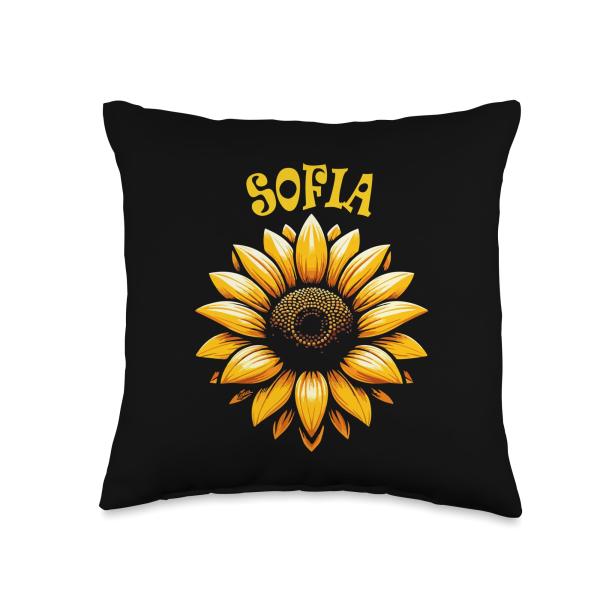 ・Cute Sofia sunflower design for girl, daughter, baby, aunt, mom, grandma, sister, women, child, anyone named Sofia. If ...