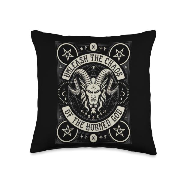 ・Embrace the allure of the occult with Baphomet, the Devil Goat embodying dark art and rebellion. Join the Church of Sat...