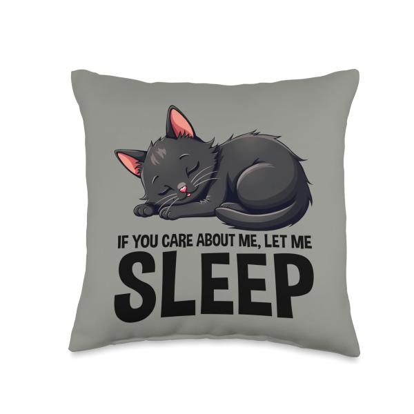 ・This design is perfect for cat lovers who adore black cats. It's great for those who appreciate the cute, sleepy moment...