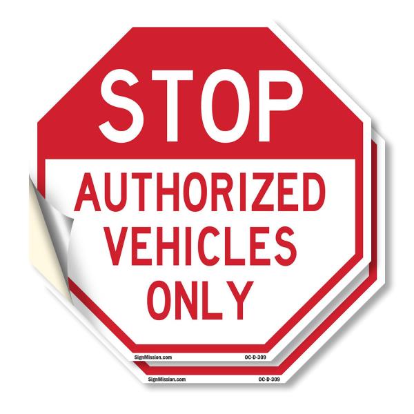 ・DURABLE ALL-WEATHER DESIGN: Our (2 Pack) 10 inch X 10 inch commercial-grade signs are made with UV-protected vinyl labe...