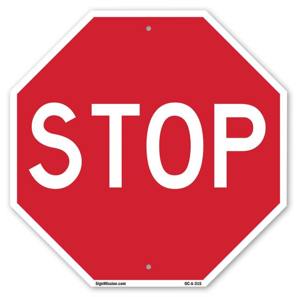 ・DURABLE ALL-WEATHER DESIGN: Our 6 inch X 6 inch commercial-grade signs are made with UV-protected plastic, ensuring a l...