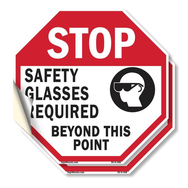 ・DURABLE ALL-WEATHER DESIGN: Our (2 Pack) 6 inch X 6 inch commercial-grade signs are made with UV-protected vinyl label,...