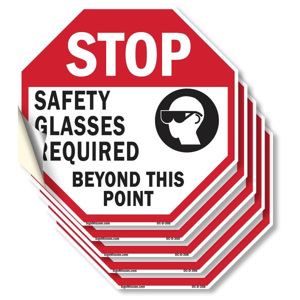 ・DURABLE ALL-WEATHER DESIGN: Our (5 Pack) 4 inch X 4 inch commercial-grade signs are made with UV-protected vinyl label,...