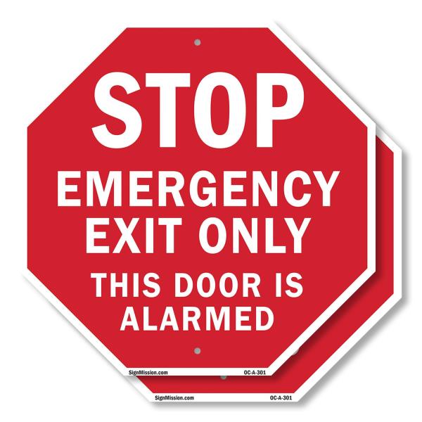 ・DURABLE ALL-WEATHER DESIGN: Our (2 Pack) 10 inch X 10 inch commercial-grade signs are made with UV-protected plastic, e...