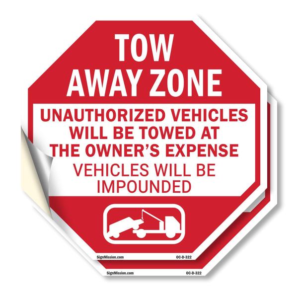 ・DURABLE ALL-WEATHER DESIGN: Our (2 Pack) 10 inch X 10 inch commercial-grade signs are made with UV-protected vinyl labe...
