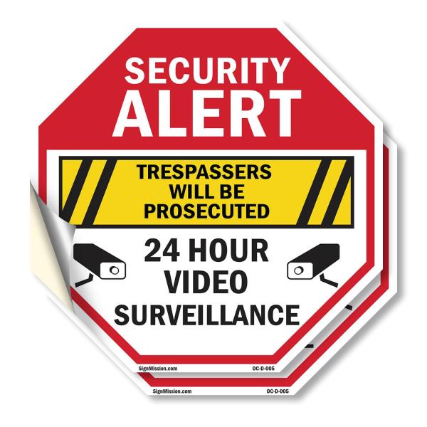 ・DURABLE ALL-WEATHER DESIGN: Our (2 Pack) 4 inch X 4 inch commercial-grade signs are made with UV-protected vinyl label,...