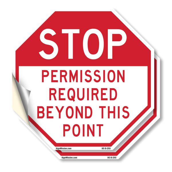 ・DURABLE ALL-WEATHER DESIGN: Our (2 Pack) 4 inch X 4 inch commercial-grade signs are made with UV-protected vinyl label,...