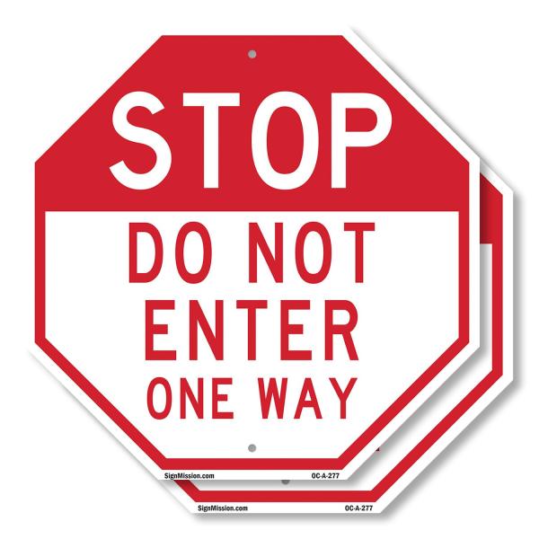 ・DURABLE ALL-WEATHER DESIGN: Our (2 Pack) 10 inch X 10 inch commercial-grade signs are made with UV-protected plastic, e...