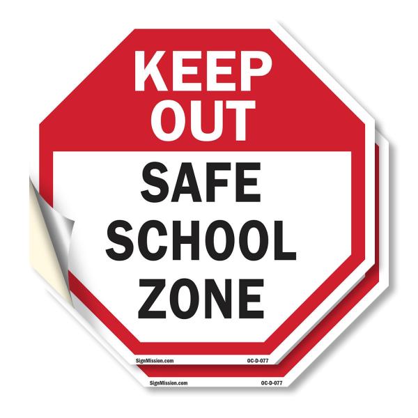 ・DURABLE ALL-WEATHER DESIGN: Our (2 Pack) 4 inch X 4 inch commercial-grade signs are made with UV-protected vinyl label,...