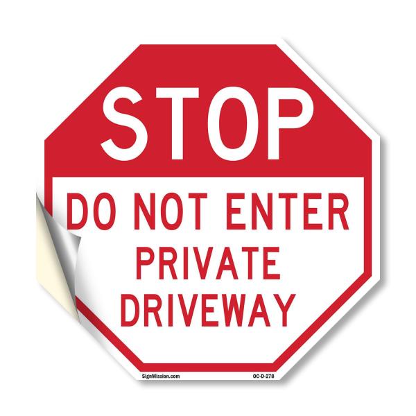 ・DURABLE ALL-WEATHER DESIGN: Our 10 inch X 10 inch commercial-grade signs are made with UV-protected vinyl label, ensuri...