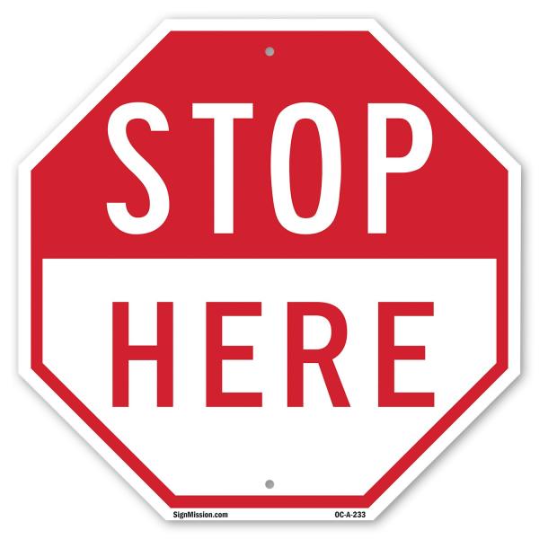 ・DURABLE ALL-WEATHER DESIGN: Our 6 inch X 6 inch commercial-grade signs are made with UV-protected plastic, ensuring a l...