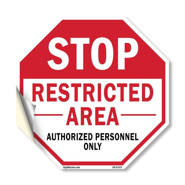 ・DURABLE ALL-WEATHER DESIGN: Our 18 inch X 18 inch commercial-grade signs are made with UV-protected vinyl label, ensuri...