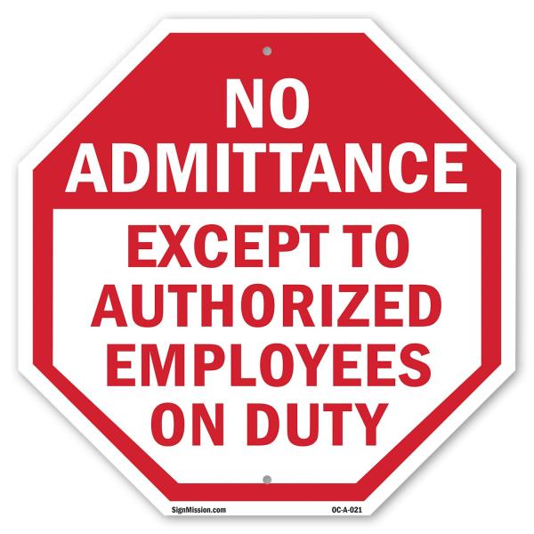 ・DURABLE ALL-WEATHER DESIGN: Our 6 inch X 6 inch commercial-grade signs are made with UV-protected plastic, ensuring a l...