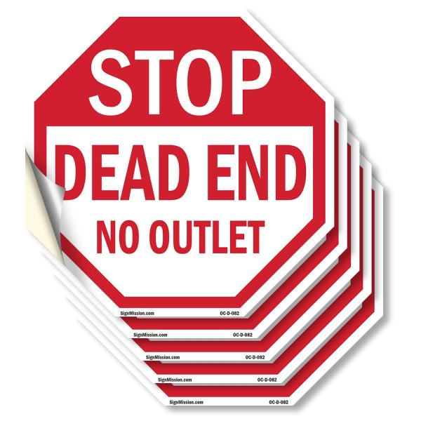 ・DURABLE ALL-WEATHER DESIGN: Our (5 Pack) 6 inch X 6 inch commercial-grade signs are made with UV-protected vinyl label,...