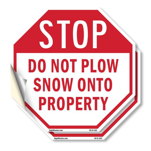 ・DURABLE ALL-WEATHER DESIGN: Our (2 Pack) 6 inch X 6 inch commercial-grade signs are made with UV-protected vinyl label,...