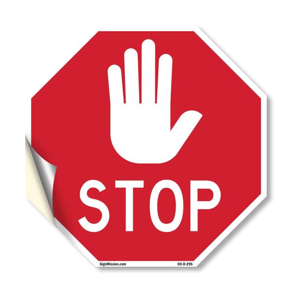 ・DURABLE ALL-WEATHER DESIGN: Our 10 inch X 10 inch commercial-grade signs are made with UV-protected vinyl label, ensuri...